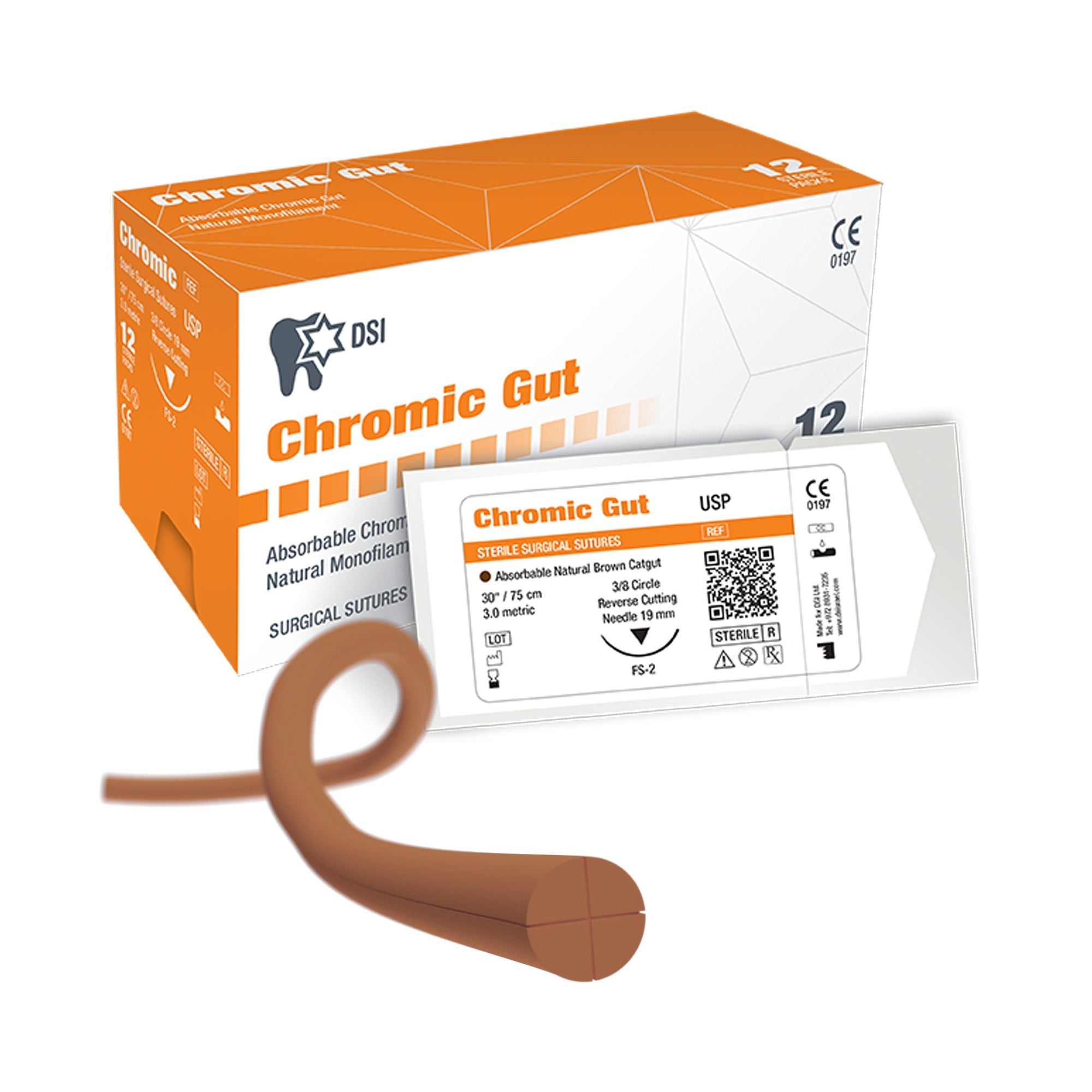 Chromic Gut Sutures 12pcs pack – Shop DSI Online