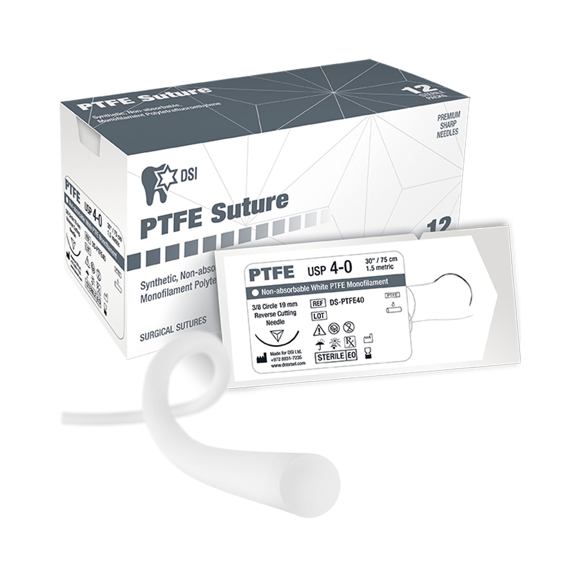 PTFE (Teflon®) Sutures 12pcs Pack – Shop DSI Online