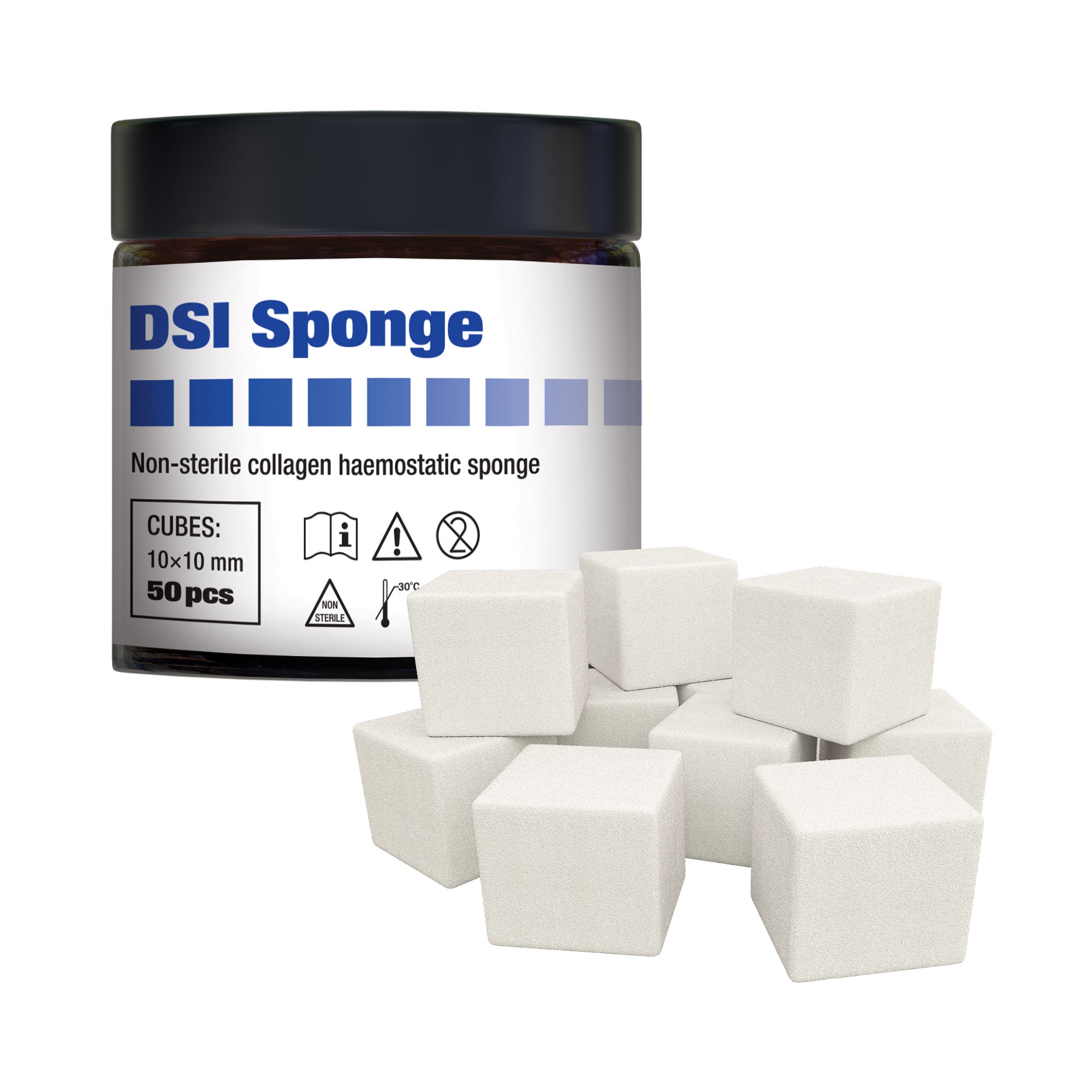 Non-Sterile Sponge Cubes 10x10mm – Shop DSI Online